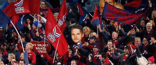 Melbourne fans celebrate regular season win like a premiership - Titus ...